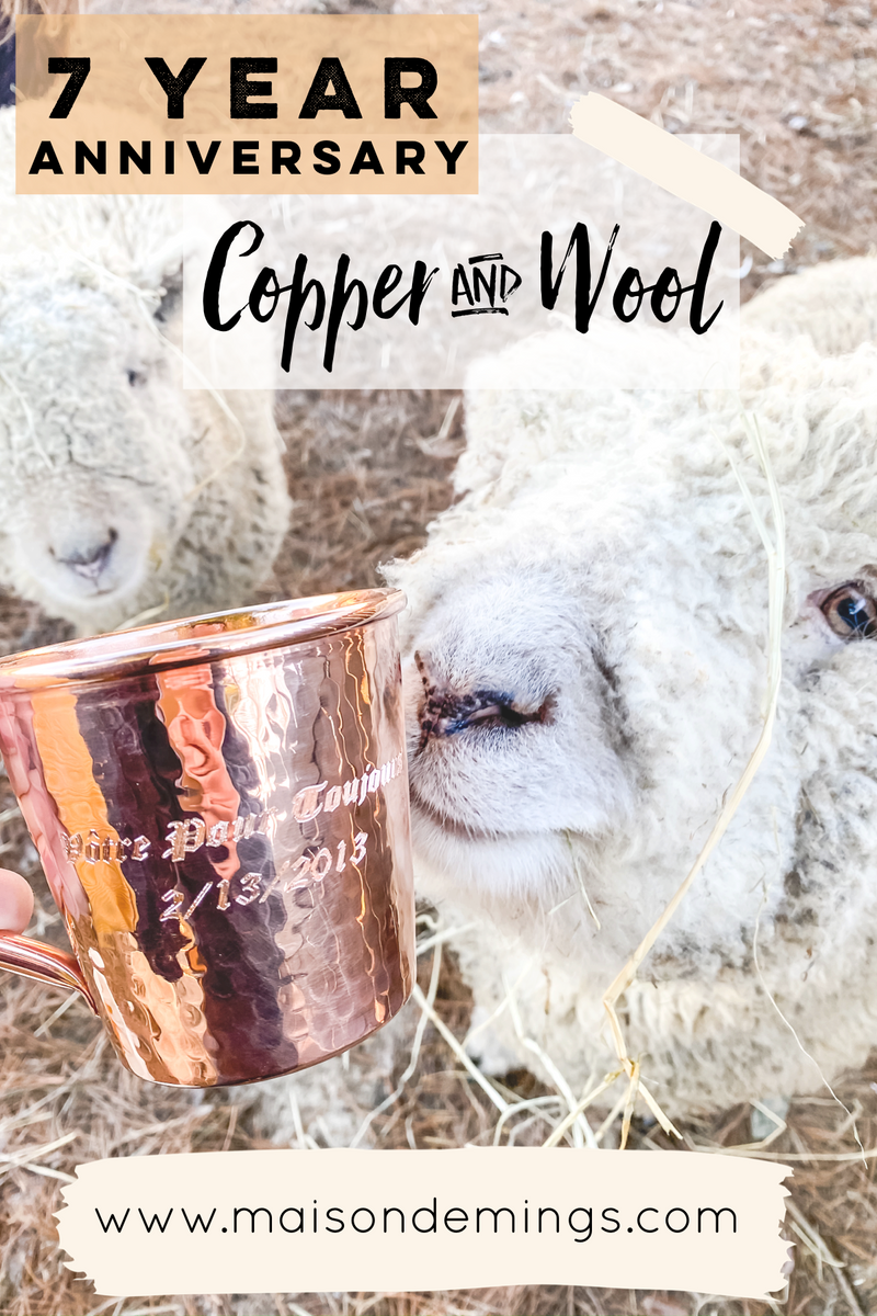 7 Year Anniversary (Copper & Wool) – Maison de Mings