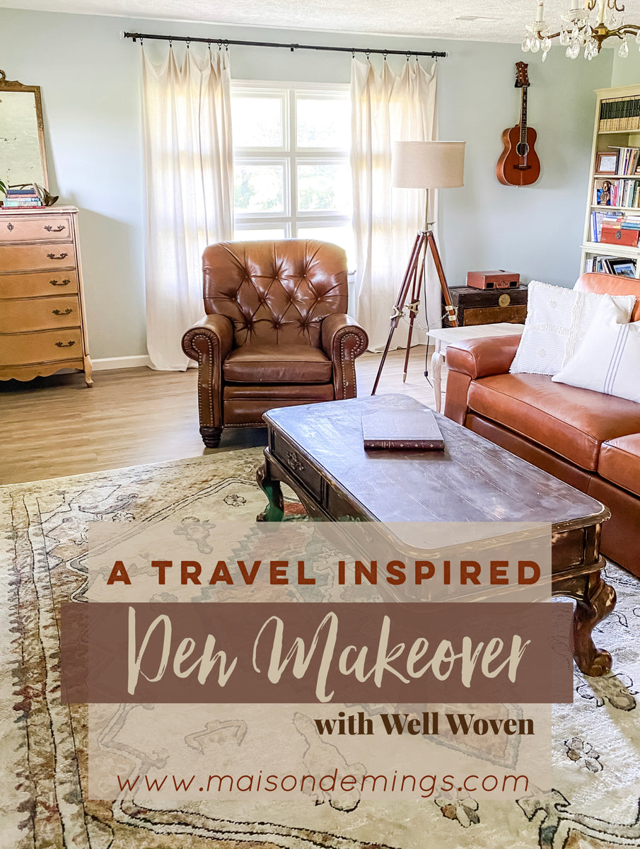 Travel Inspired Den Makeover – Maison de Mings